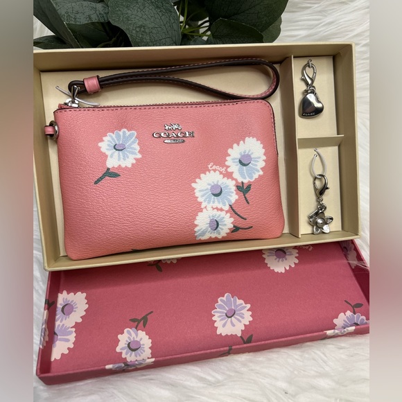 Coach | Bags | New In Box Coach Wristlet With Charms | Poshmark